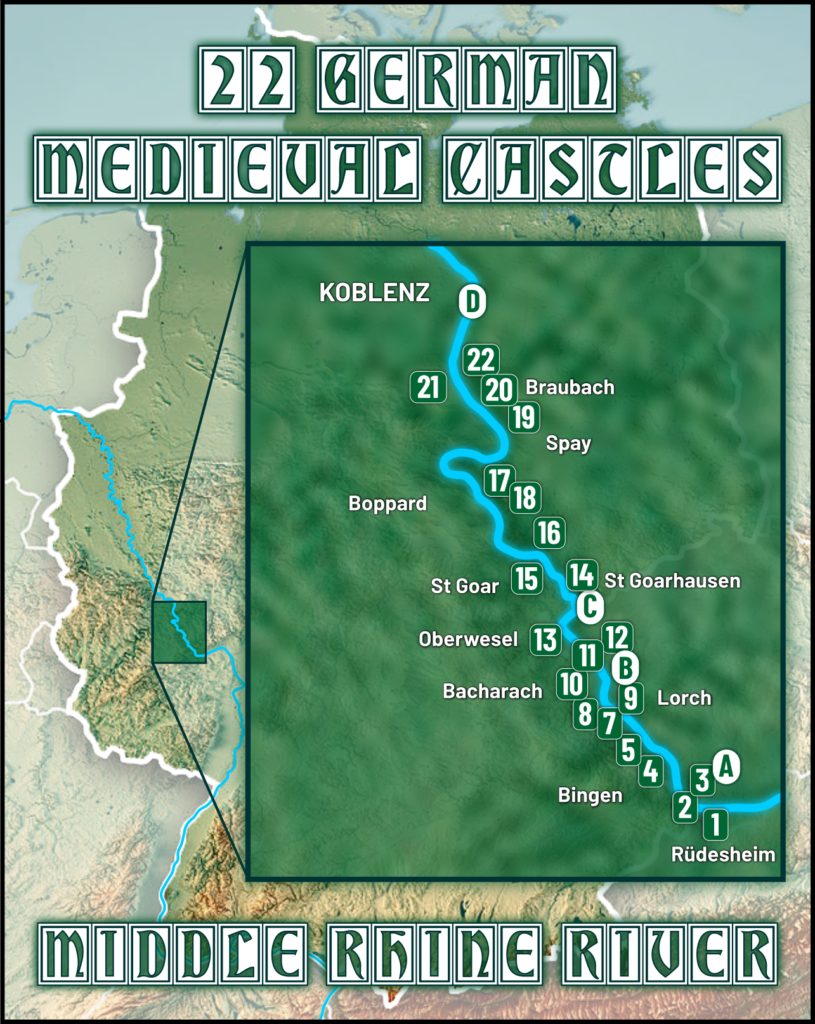 22 Medieval Castle to See Along Germany’s Middle Rhine River - The ...