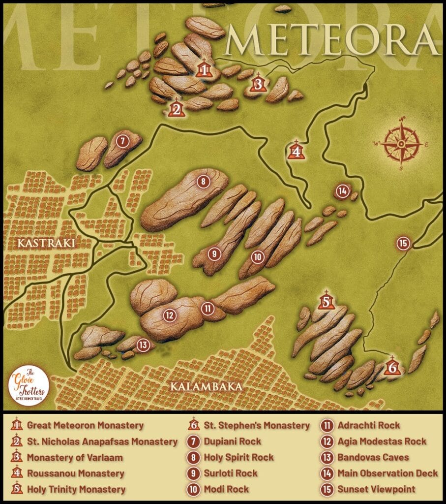16 Places to See in Meteora, Greece - The GloveTrotters!